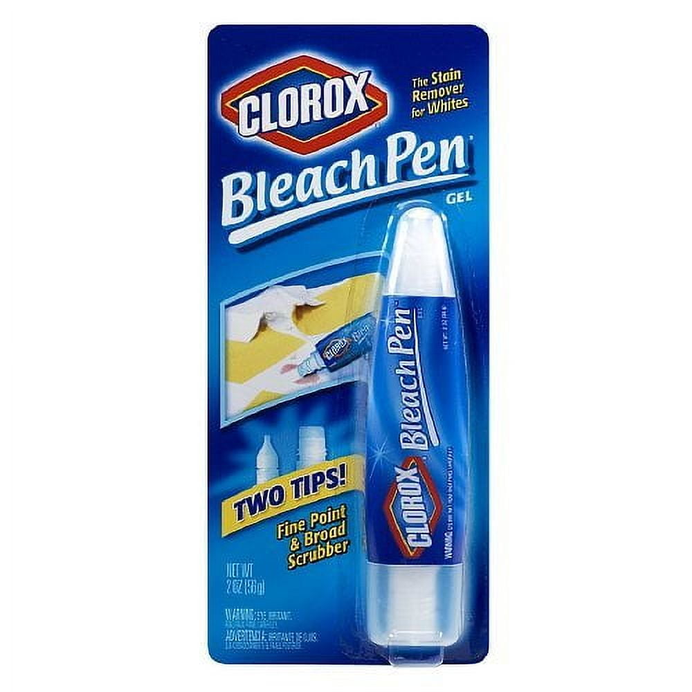 Clorox CLO 04690 No-Splash Dual-Tip Bleach Pen - Walmart.com