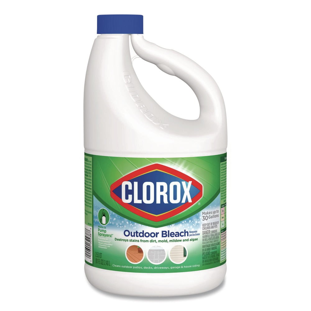 Clorox Outdoor Bleach, 6 Bottles, 81oz - Concentrated Formula for ...