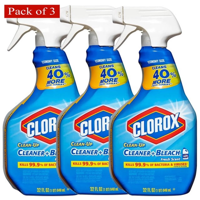 Clorox Clean-Up All Purpose Cleaner Spray Bottle with Bleach, Fresh ...
