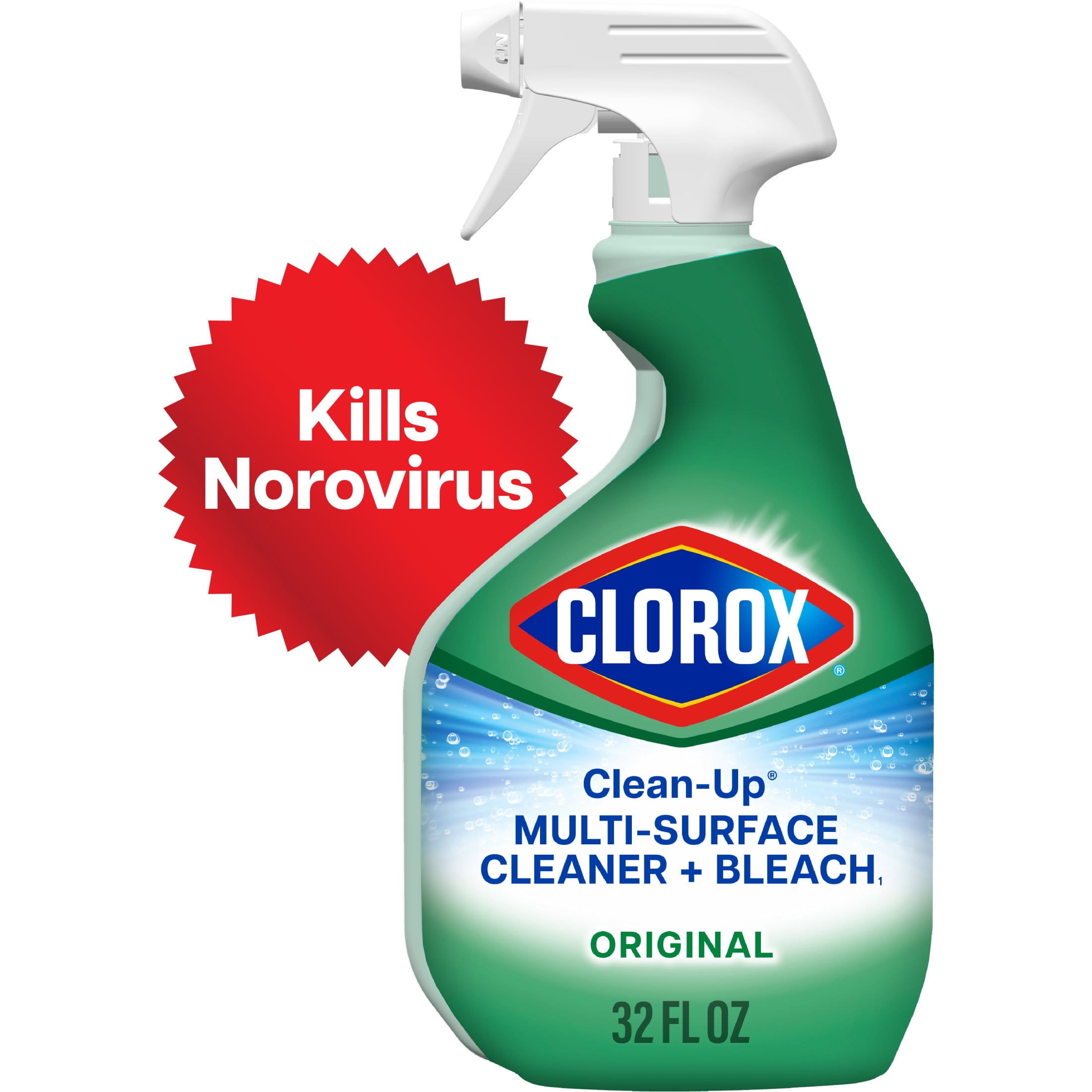 Clorox Clean-Up Disinfecting Spray, Powerful Kitchen & Bathroom Cleaner ...