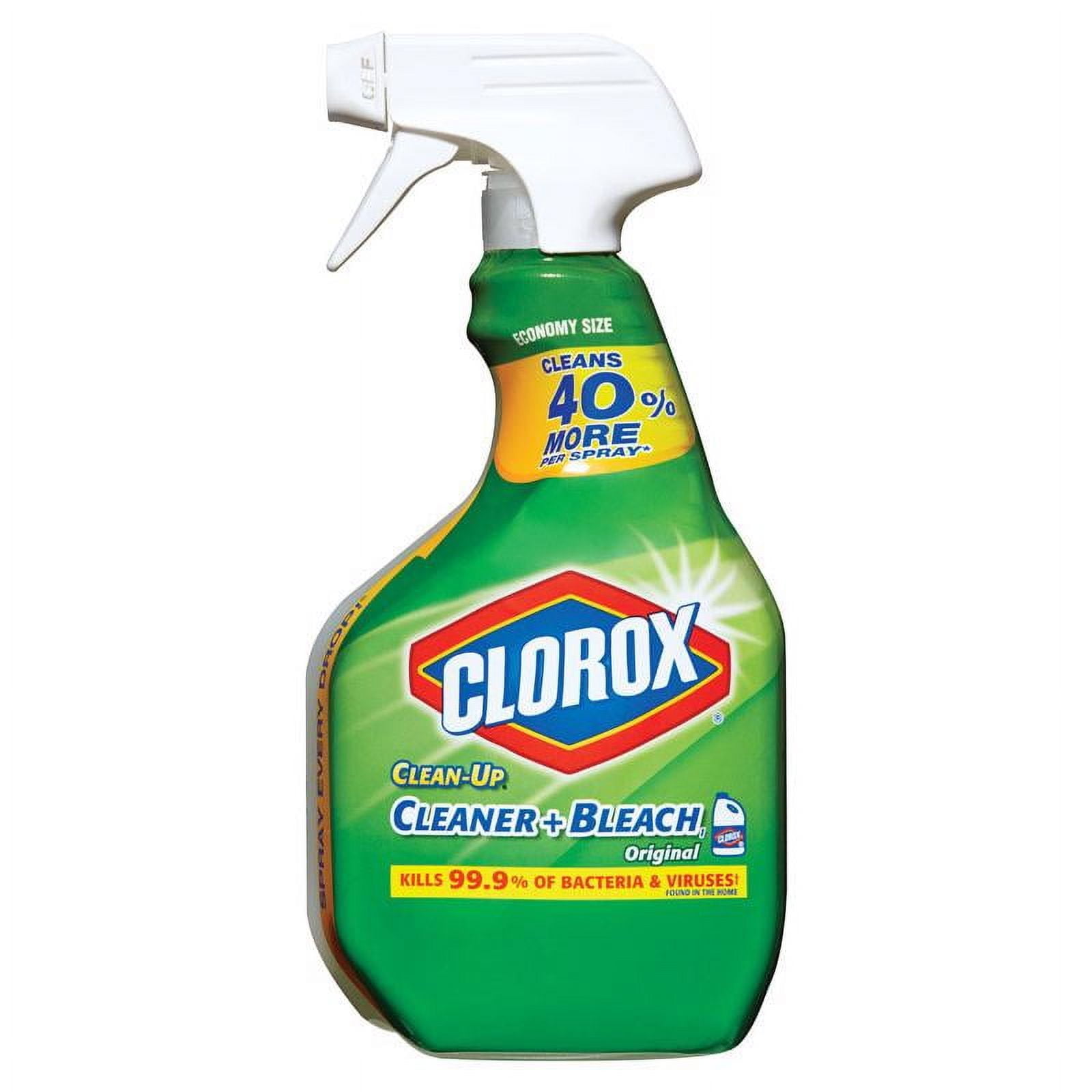 Clorox Clean-Up All Purpose Cleaner with Bleach, Spray Bottle, Original ...