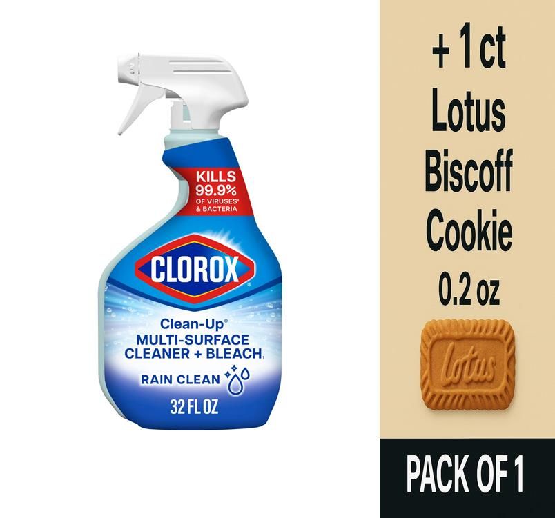 Clorox Clean-Up Multi-Surface Cleaner with Bleach Spray Bottle - Rain ...
