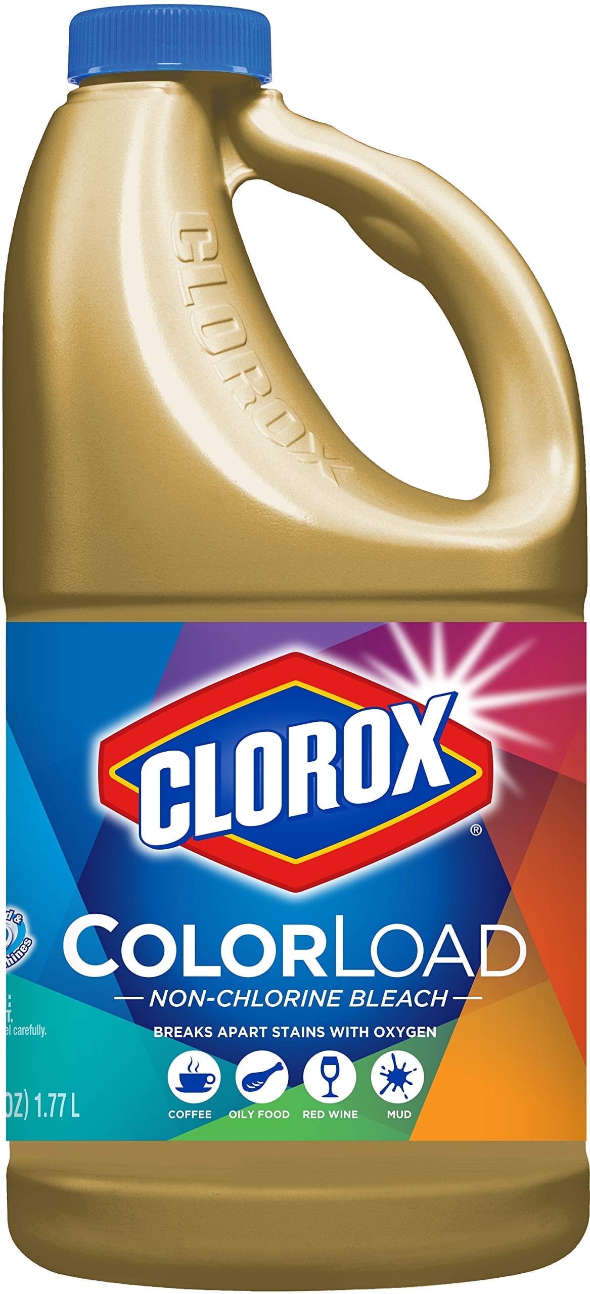 Clorox Colorload Non-Chlorine Bleach, 60 Fl Oz Bottle, Removes Stains ...