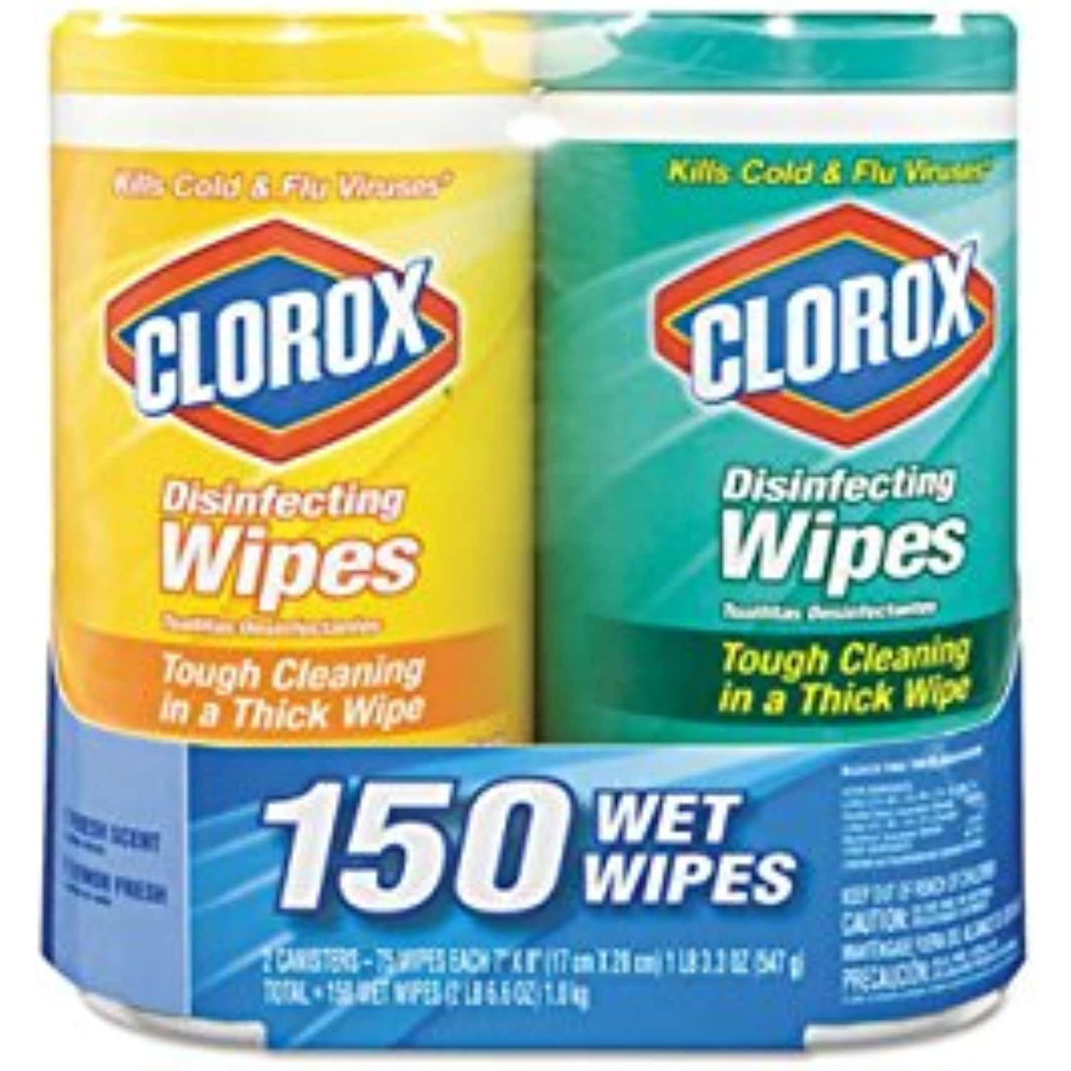 Clorox Company 01599 Disinfectant Wipes-2-Pack, 1 Citrus Blend And 1 ...