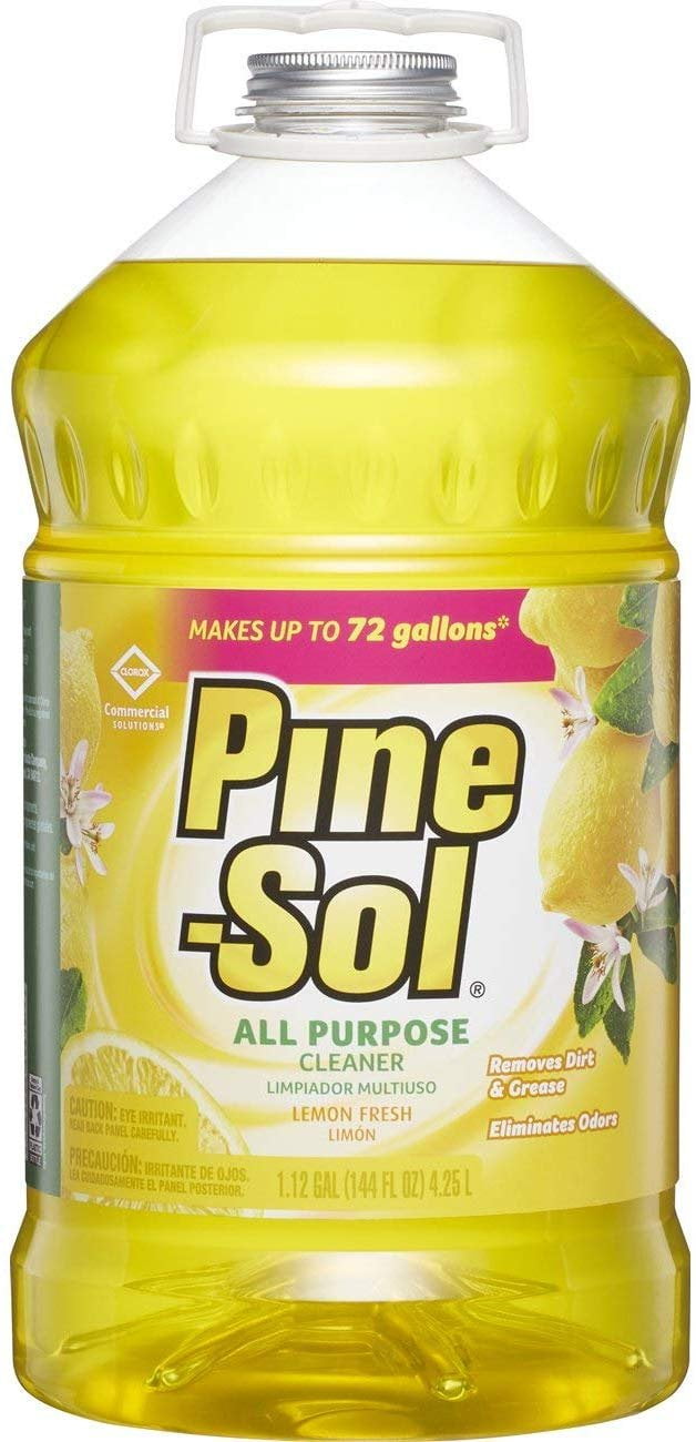Clorox Company 35419 Pine Sol Solution, 144-Ounce, Lemon Fresh ...