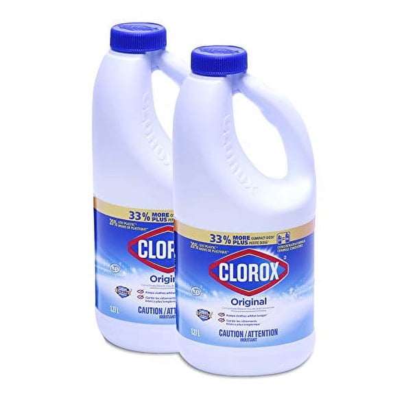 Clorox, Concentrated Liquid Bleach, 43 Fl Oz, Pack of 2 - Walmart.com