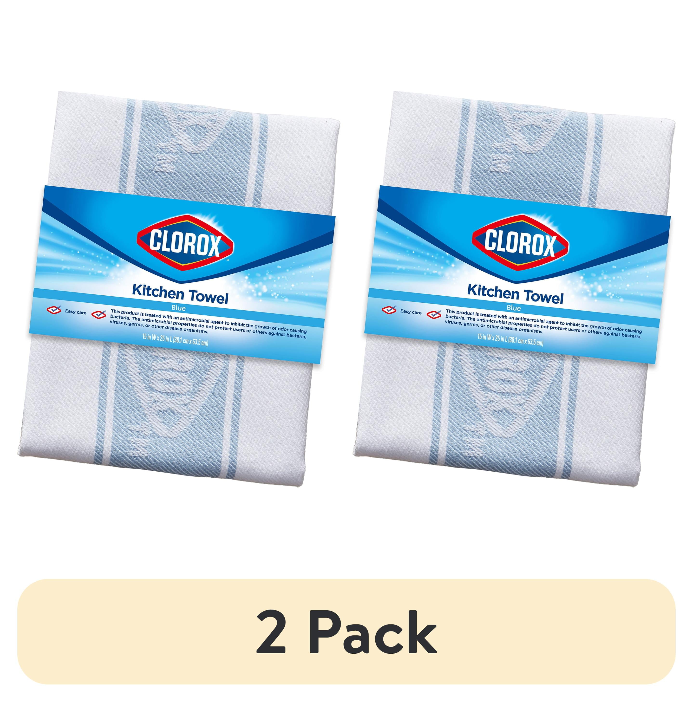 (2 pack) Clorox Cotton Kitchen Towel 1 Pack, Durable for Cooking ...