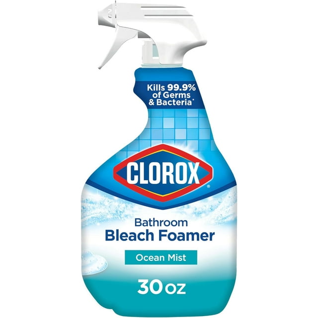 Clorox Disinfecting Bathroom Foamer with Bleach Original, Household ...