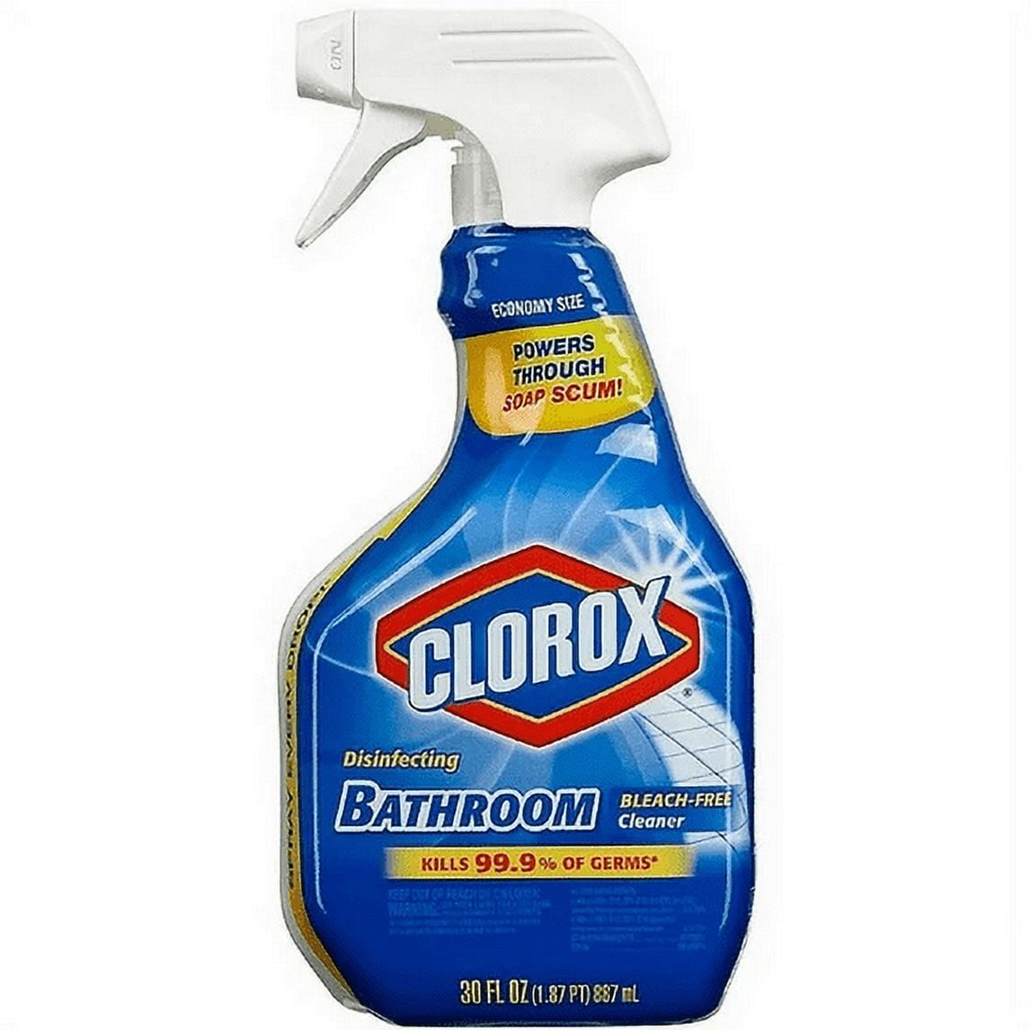 Clorox Disinfecting Bleach Free Restroom Power Clean Bathroom Cleaner ...