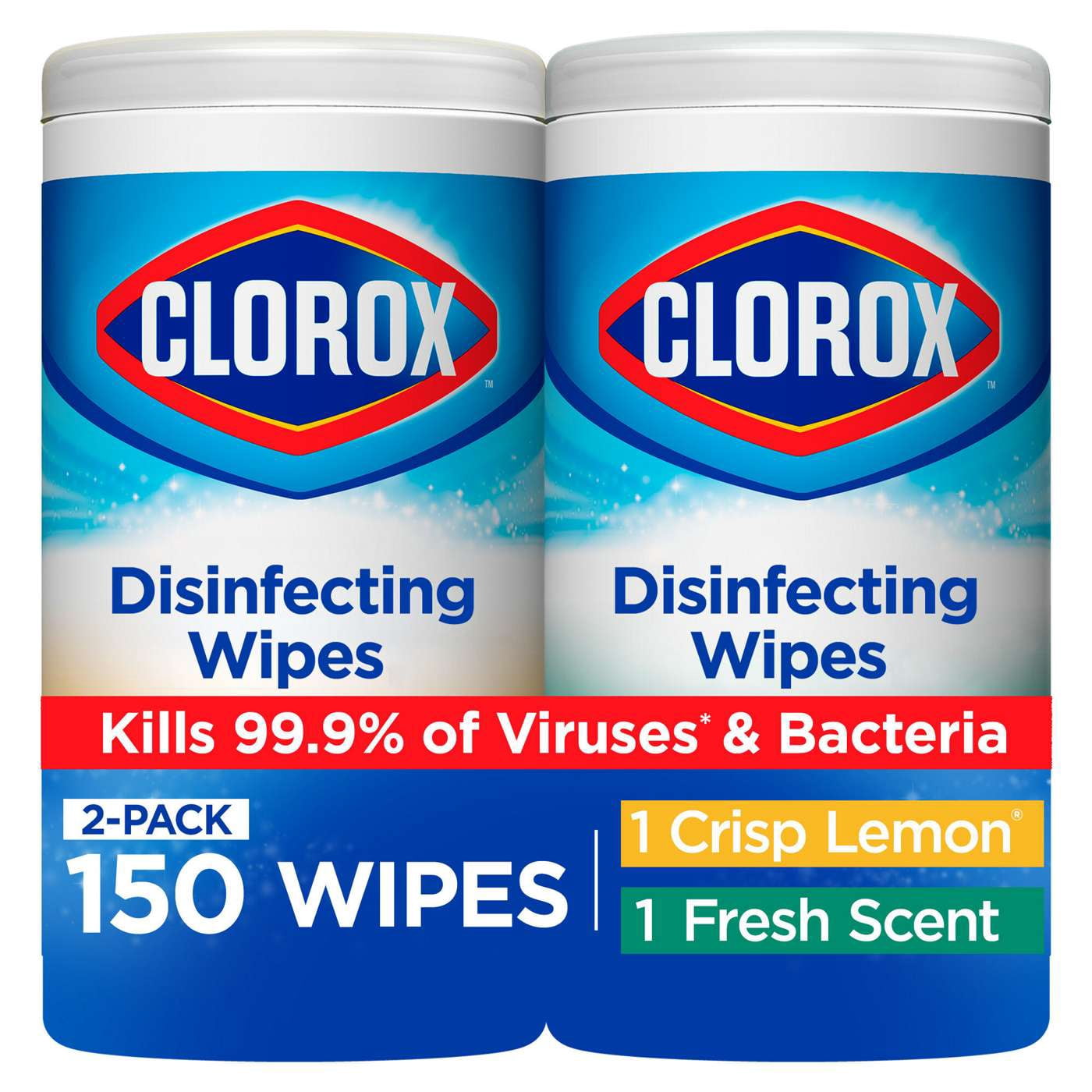 Clorox Disinfecting Bleach Free Cleaning Wipes Value 2 Pack - 75 ct ...