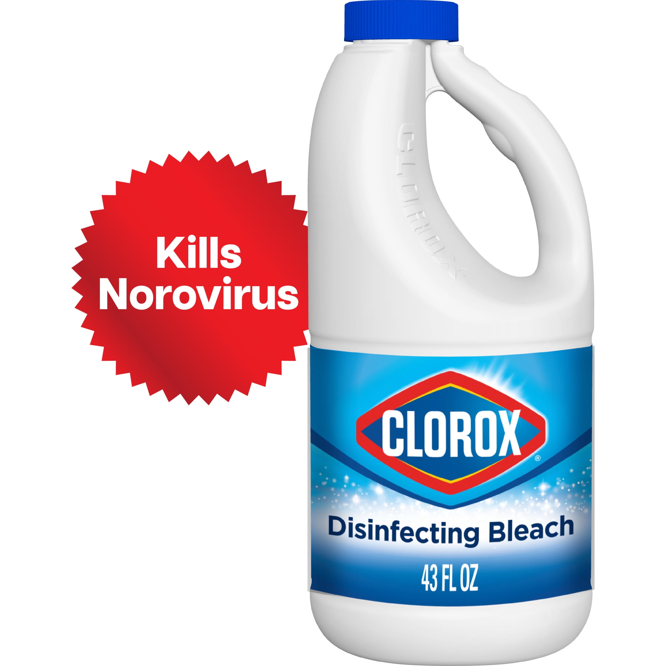 Clorox Original Disinfectant Bleach Cleaner, 43 fl oz - Walmart.com