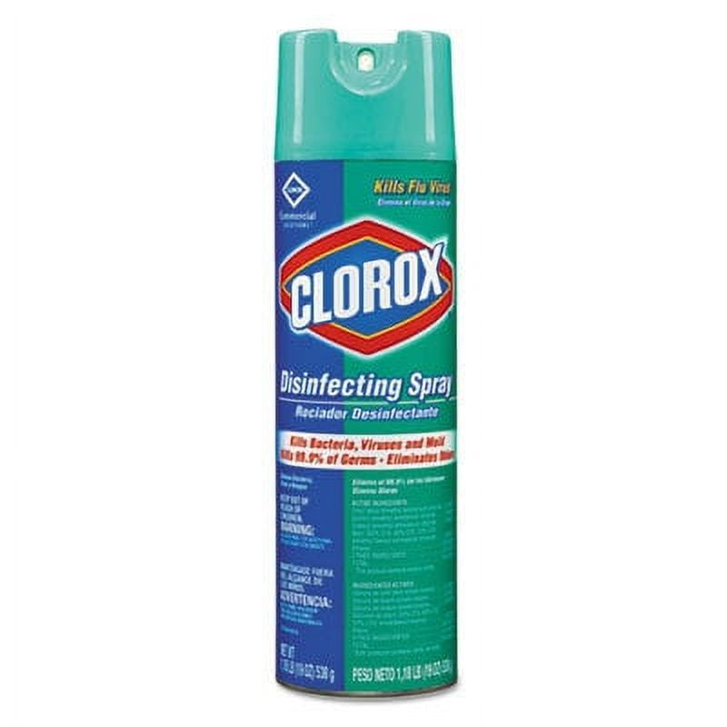 Clorox Disinfecting Spray, Fresh Scent, 19oz Aerosol, Disinfectant and ...