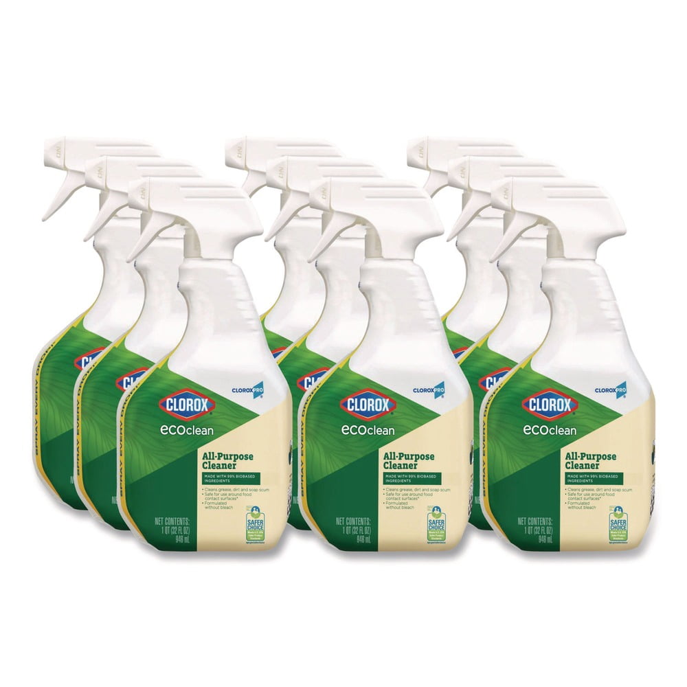 CloroxPro EcoClean All-Purpose Cleaner Spray Bottle 32 fl. oz. 9/Carton ...