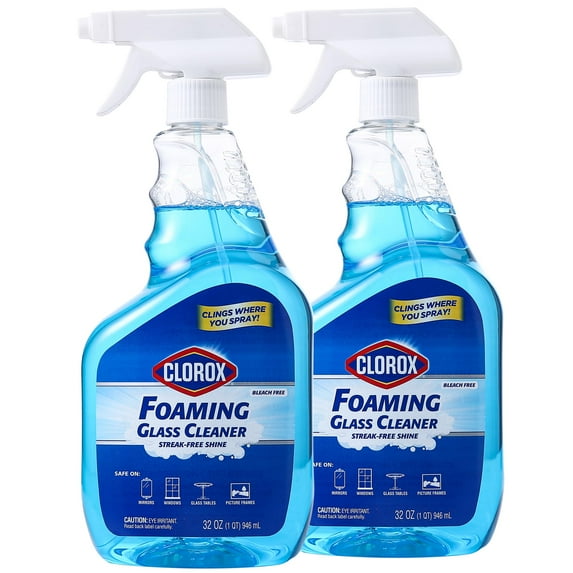 Clorox Foaming Glass Cleaner Trigger Spray | All Purpose Window And ...