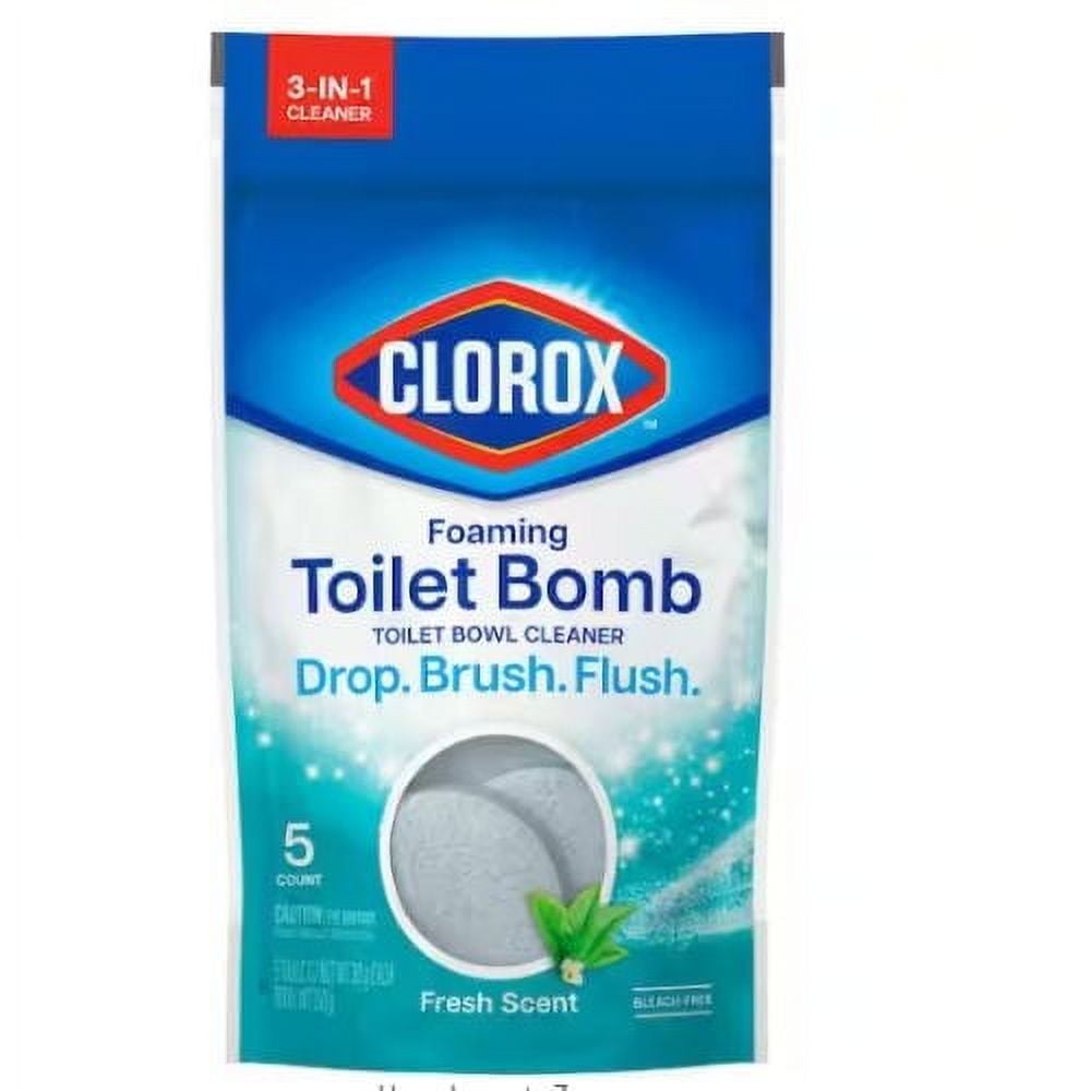 Clorox Foaming Toilet Bomb Fresh Scent Toilet Bowl Cleaner (5-Count) - Walmart.com