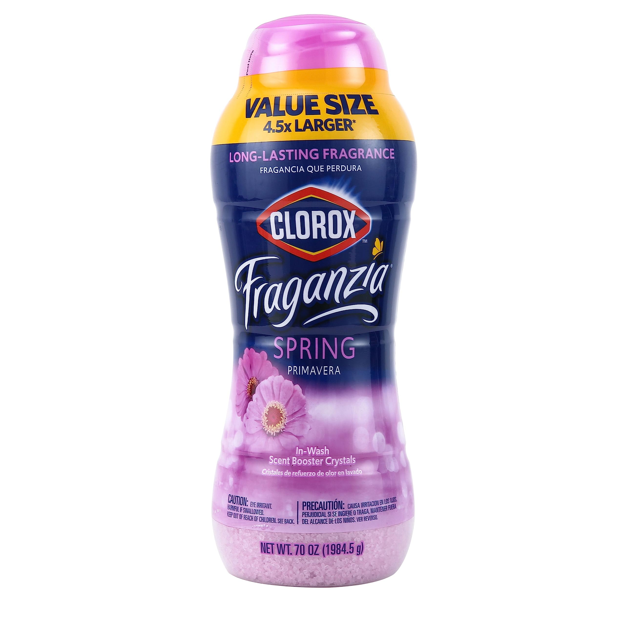 Clorox Fraganzia Laundry Scent Booster Crystals in Spring Scent - Easy ...