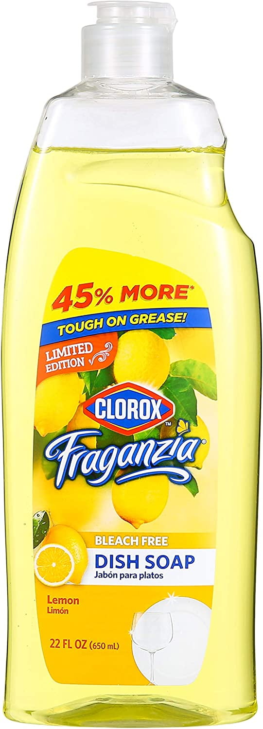 Clorox Fraganzia Liquid Dish Soap , Smells Great and Cuts Through Tough ...