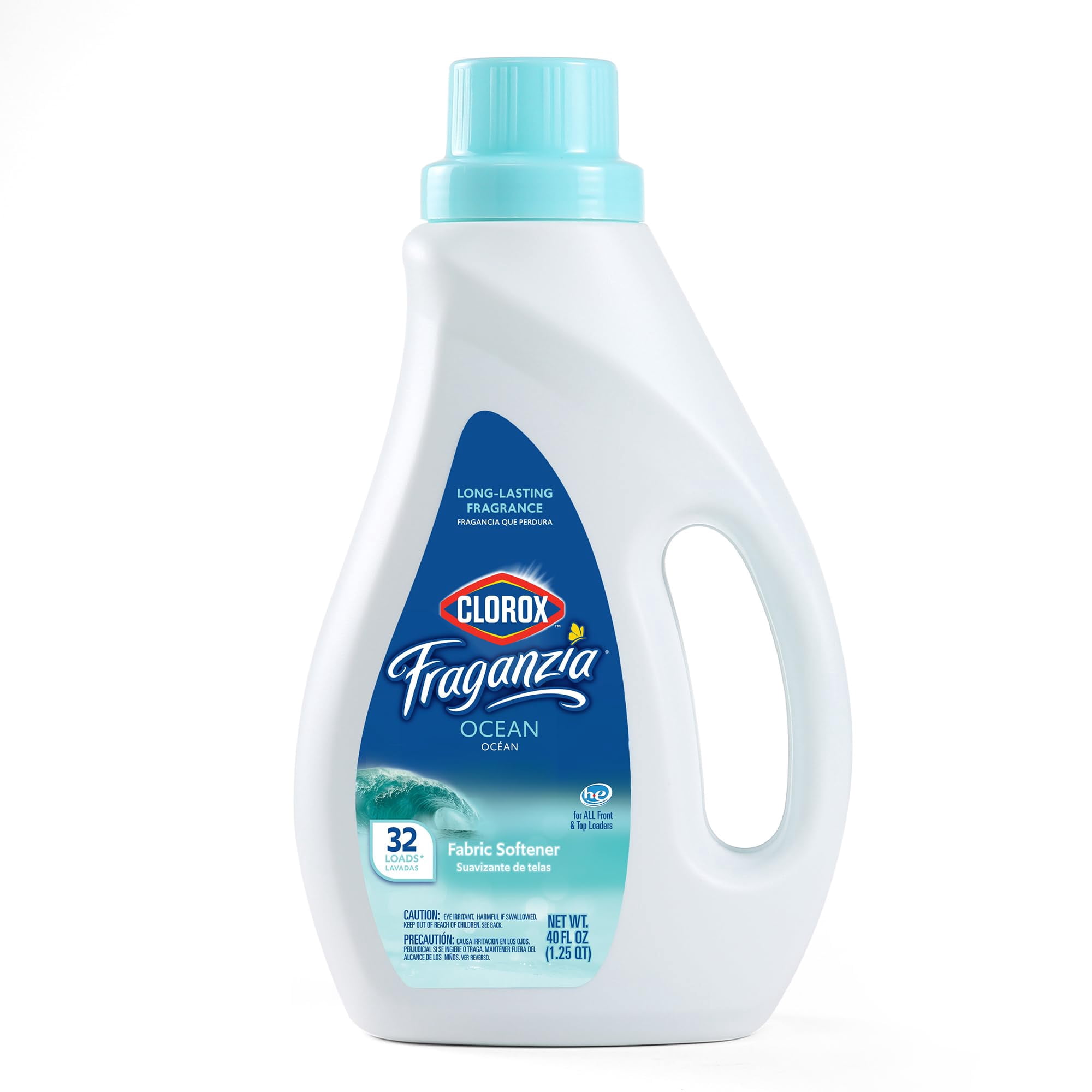 Clorox Fraganzia Liquid Laundry Fabric Softener, Ocean Scent - Laundry ...
