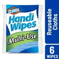 Clorox Handi Wipes Reusable Multi-Use Cloths, 6 ct Paper Towel Hand ...
