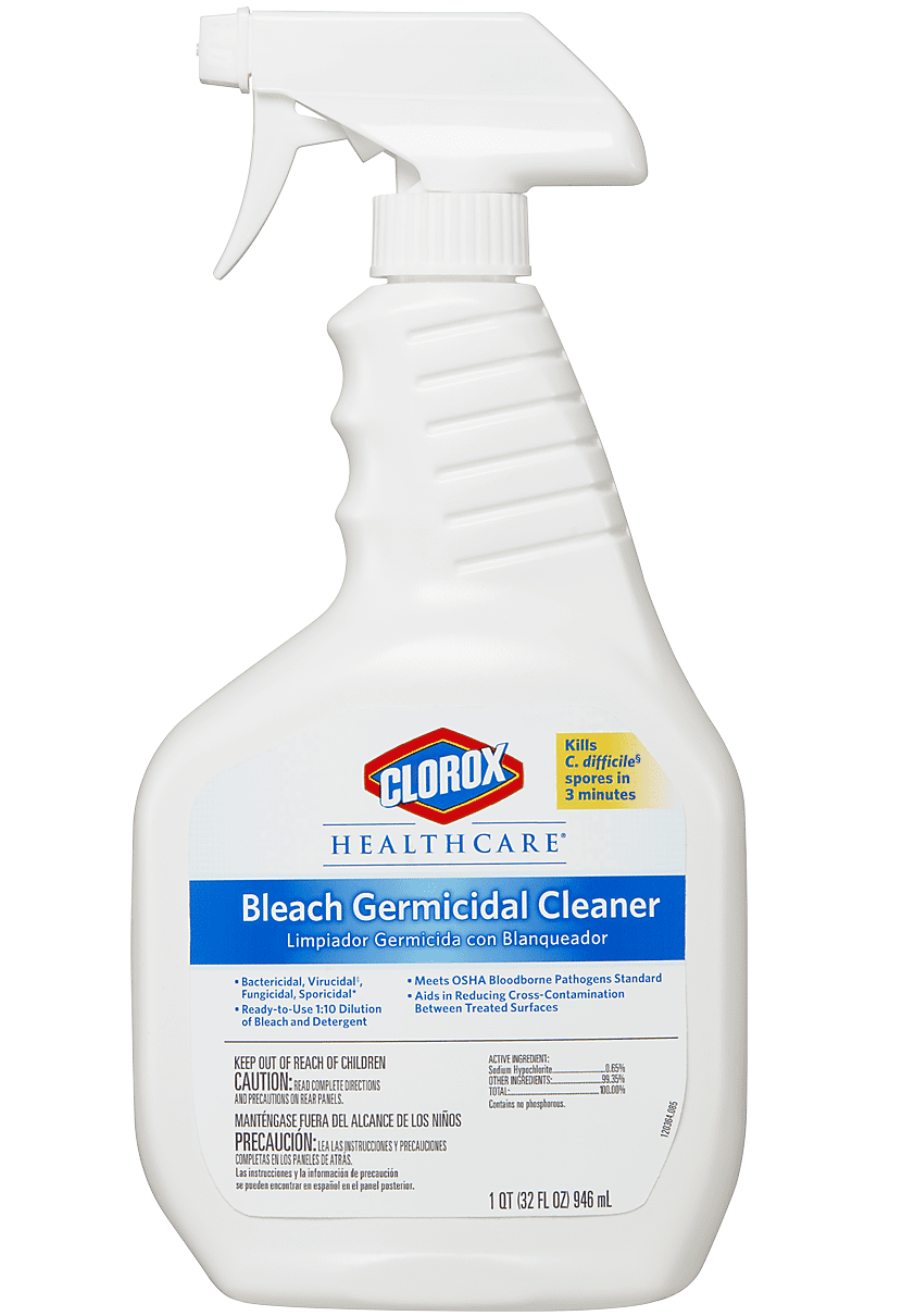 Clorox Healthcare Bleach Germicidal Disinfectant 68967 22 Ounces 1 Each ...