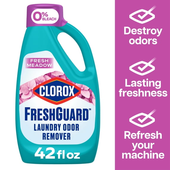Clorox Laundry Sanitizer, Bleach-Free, Color Safe, Fresh Meadow, 42 Fl ...