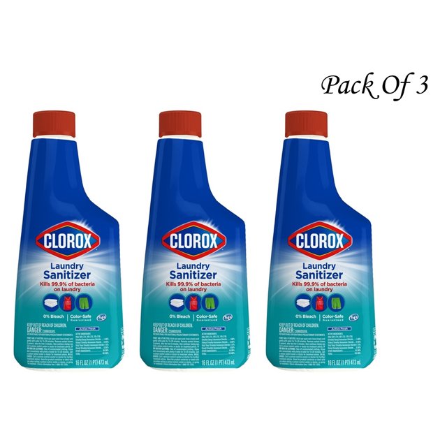 Clorox Laundry Sanitizer Refill 16 Fl Oz (Pack Of 3) - Walmart.com