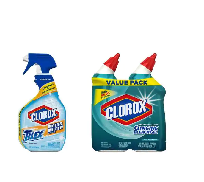 Clorox Mold and Mildew Solution Bundle with 32 oz. Clorox plus Tilex ...