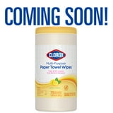 Clorox Antibacterial Kitchen Cleaning Wipes, Lemon Verbena Scent, 75 ...