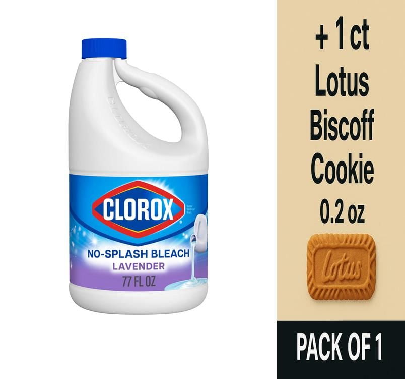 Clorox No-Splash Bleach - Lavender - 77 oz - Pack of 1 & Lotus Biscoff ...