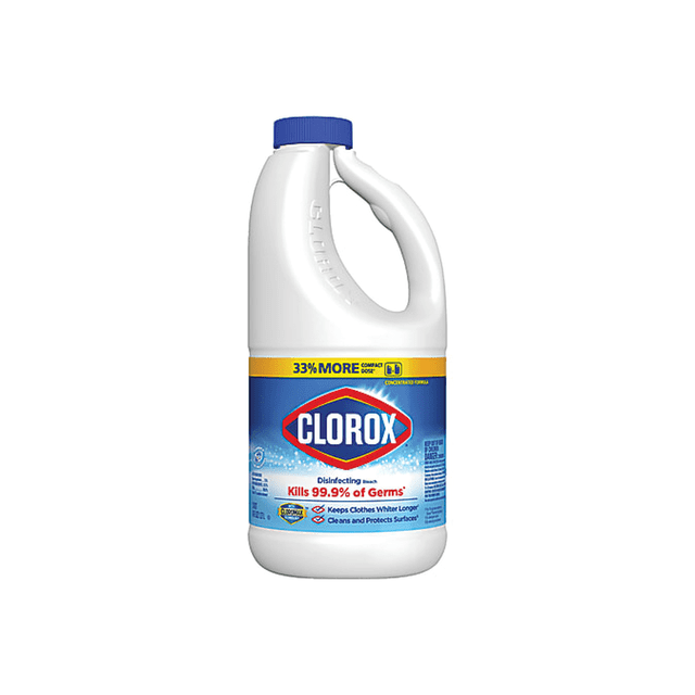 Clorox Original Disinfecting Bleach, 42.9 fl oz Bottle – Kills 99.9% of ...