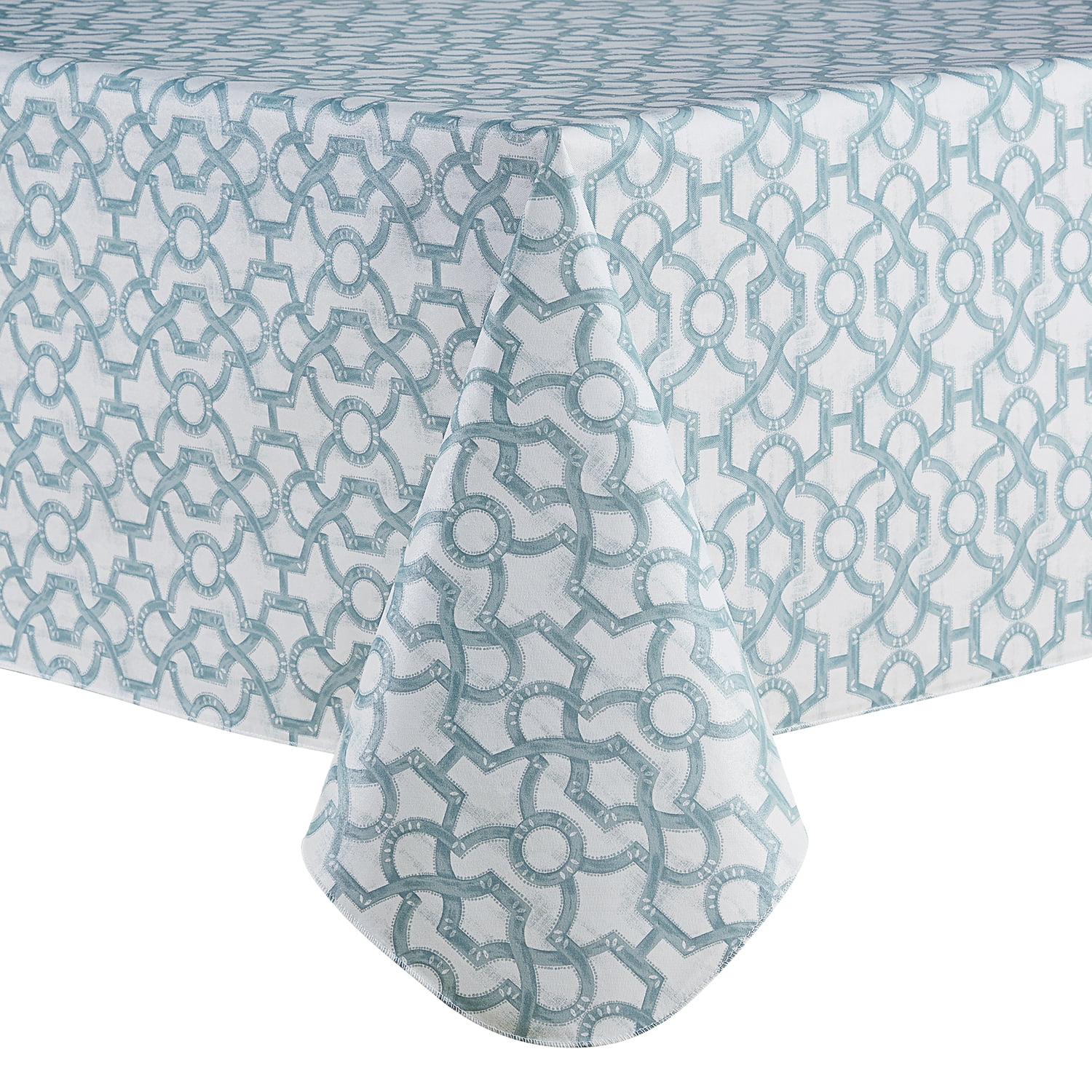 Clorox PEVA Vinyl Easy Clean, Wipe Lined Tablecloth, Spill Proof, 60 x ...