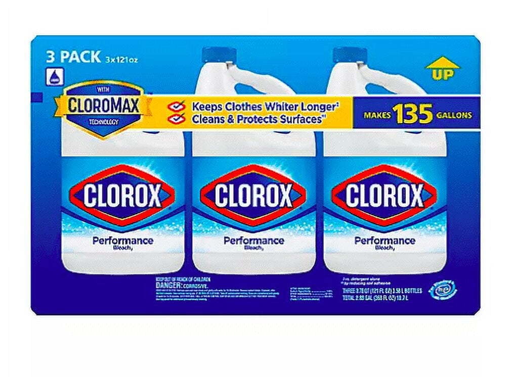 Clorox Performance Bleach (121 oz. bottles, 3 pk.) - Walmart.com