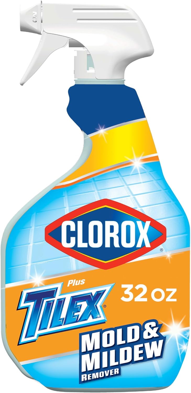 Clorox Plus Tilex Mold and Mildew Remover, Bleach Spray Cleaner, 32 ...