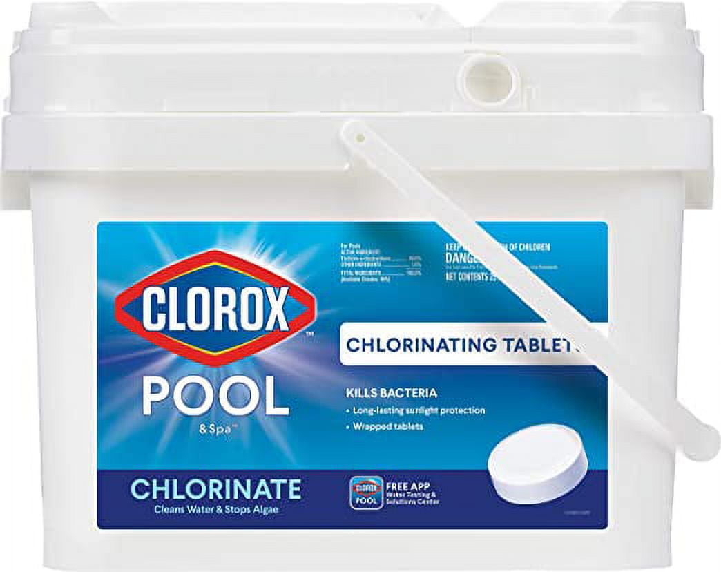 Clorox Pool&Spa 3" Chlorinating Tablets for Swimming Pools 25lbs ...