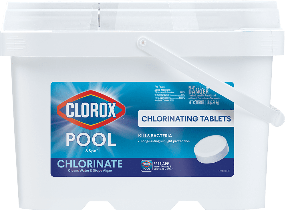 "Clorox Pool&Spa Chlorine Tabs for Swimming Pools, 3"" Tablets with ...