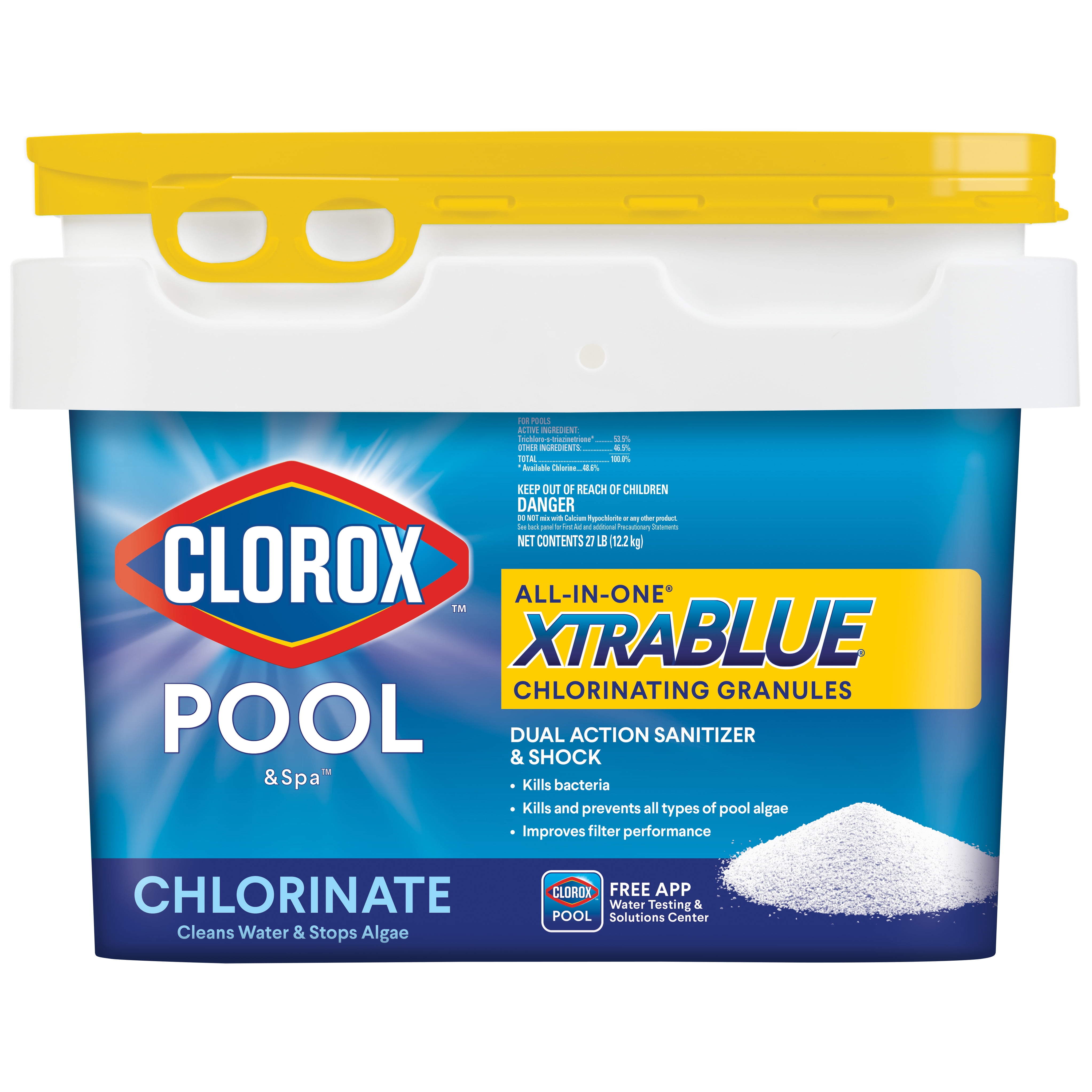 Clorox Pool&Spa XtraBlue All-in-One Chlorinating Granules for Swimming ...