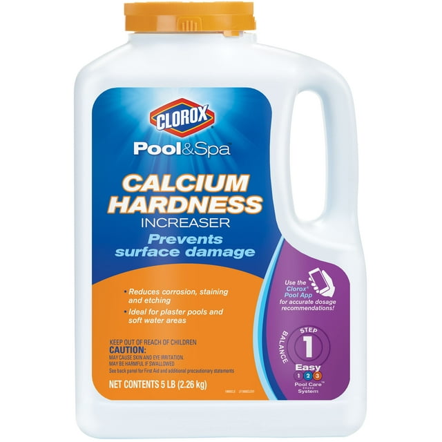Clorox Pool&Spa Calcium Hardness Increaser, 5 lbs (For Pool Use ...