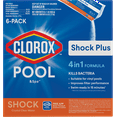 Clorox Pool&Spa Pool Shock Plus 6pk, 1 Pound Granules for Swimming ...
