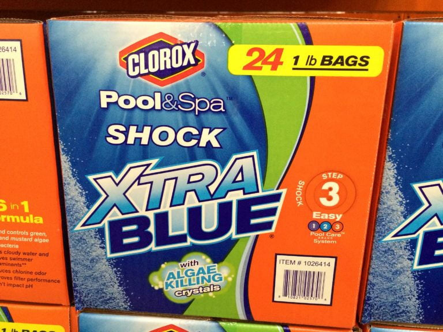 Clorox Pool&Spa Shock Xtra Blue, 24 lbs - Walmart.com