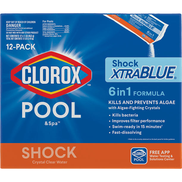 Clorox Pool&Spa Shock Xtra Blue Pool Shock for Swimming Pools - Walmart.com