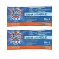 Clorox Pool&Spa Shock XtraBlue 6-in-1 Formula, 1 lb Bags, 2 Pack - Fast ...