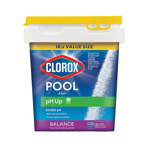 Clorox Pool&Spa Swimming Pool pH Up, Raises pH, Protects Against Eye ...