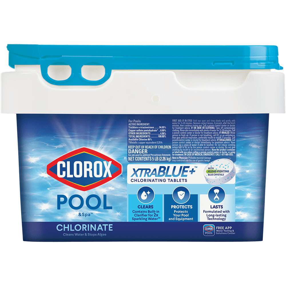 Brandclub - Clorox Pool&Spa XtraBlue+ 3" Chlorinating Tablets for ...