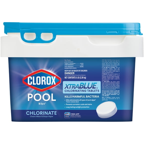 Free Shipping! Clorox Pool&Spa XtraBlue 3-inch Chlorinating Tablets for ...