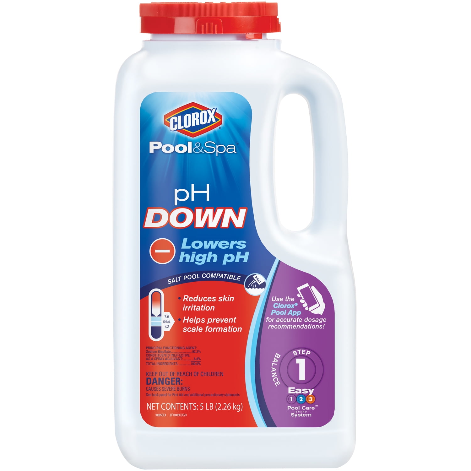 Clorox Pool&Spa pH Down, Pool pH Reducer, Reduces pH in Swimming Pools ...