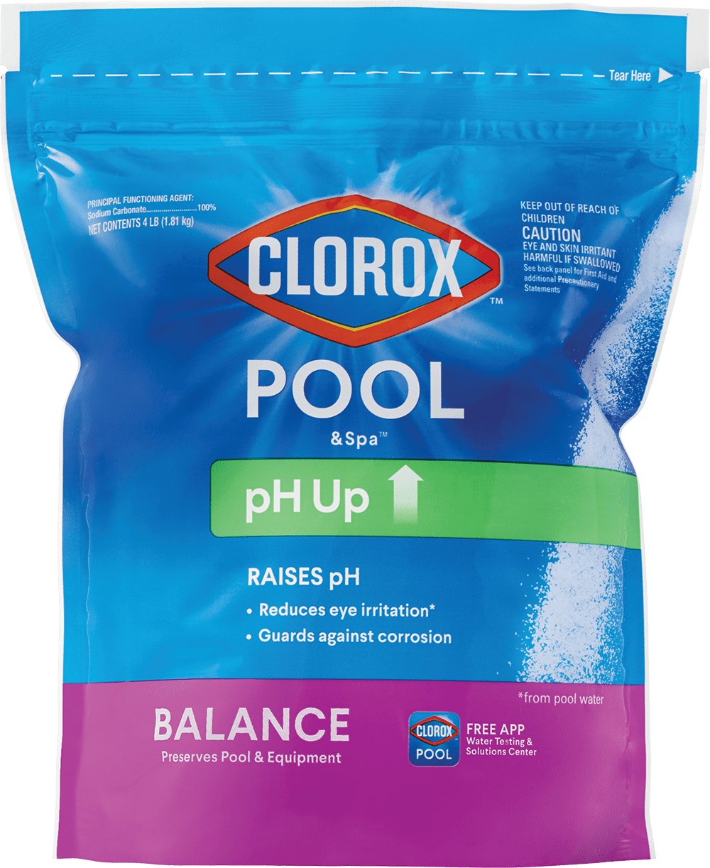 Clorox Pool&Spa pH Up 4 lb Granulated Formula Raises Low pH in Pools ...