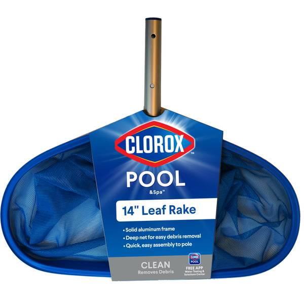 Clorox Pool and Spa Deep Net Pool Skimmers, Aluminum Blue, 14 ...
