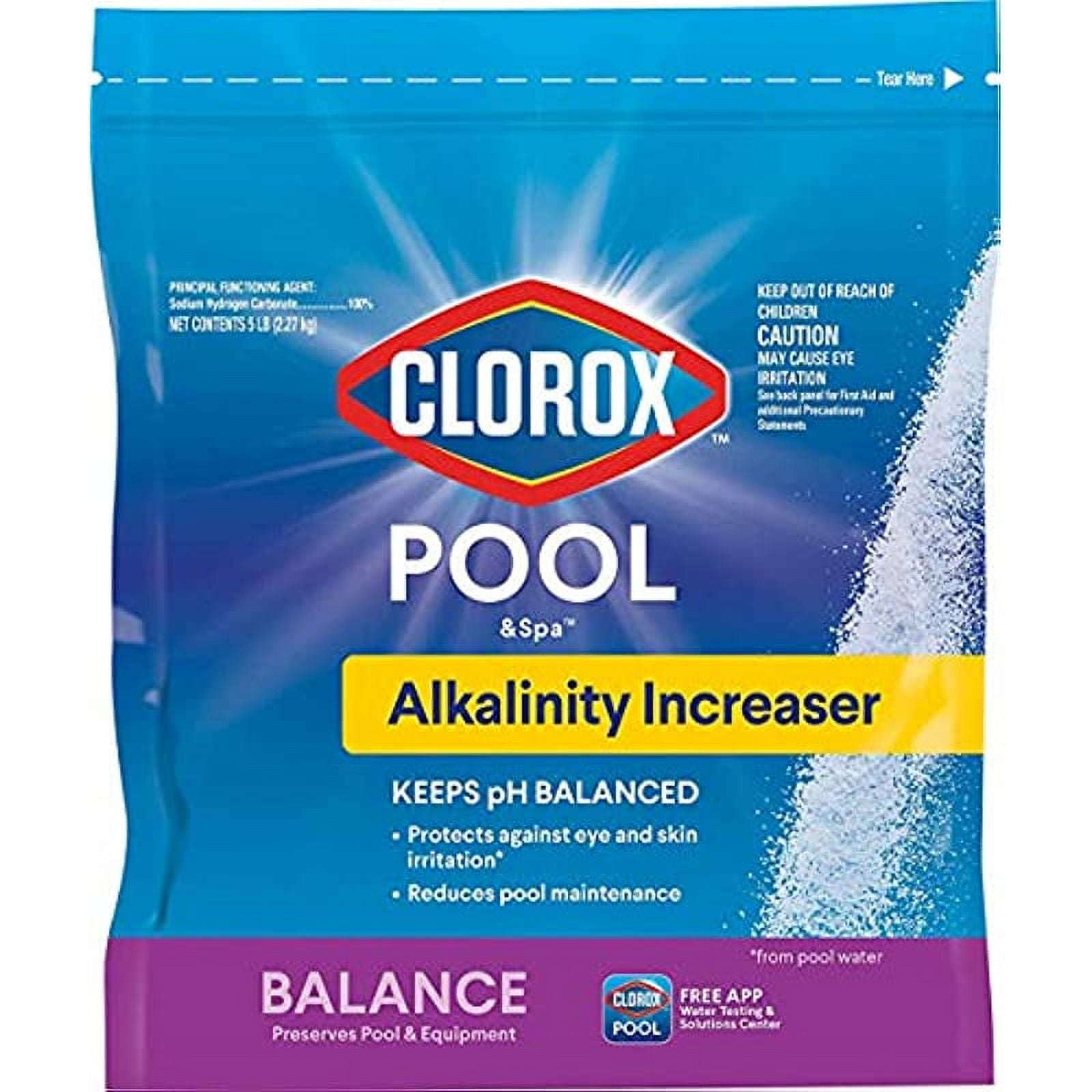 Clorox Pool and Spa Alkalinity Increaser, 5 lbs - Walmart Business Supplies