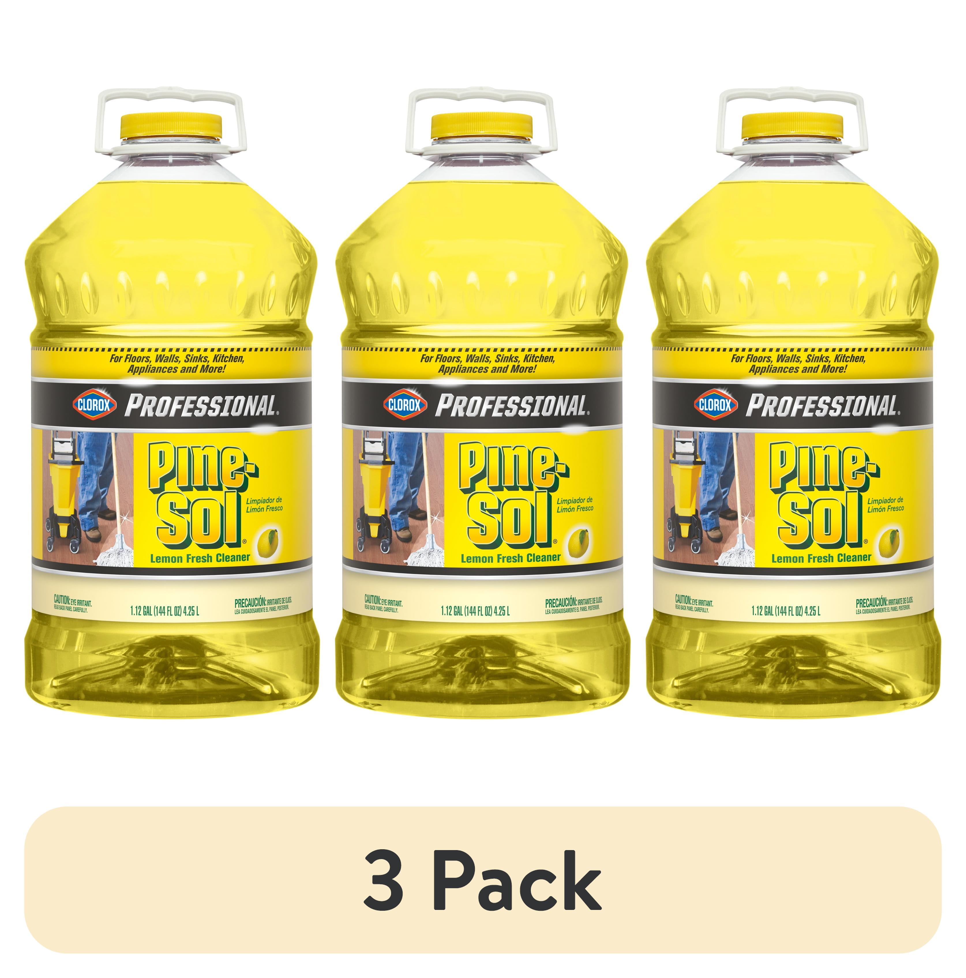 (3 pack) Clorox Professional Pine-Sol Multi-Surface Cleaner Lemon Fresh ...