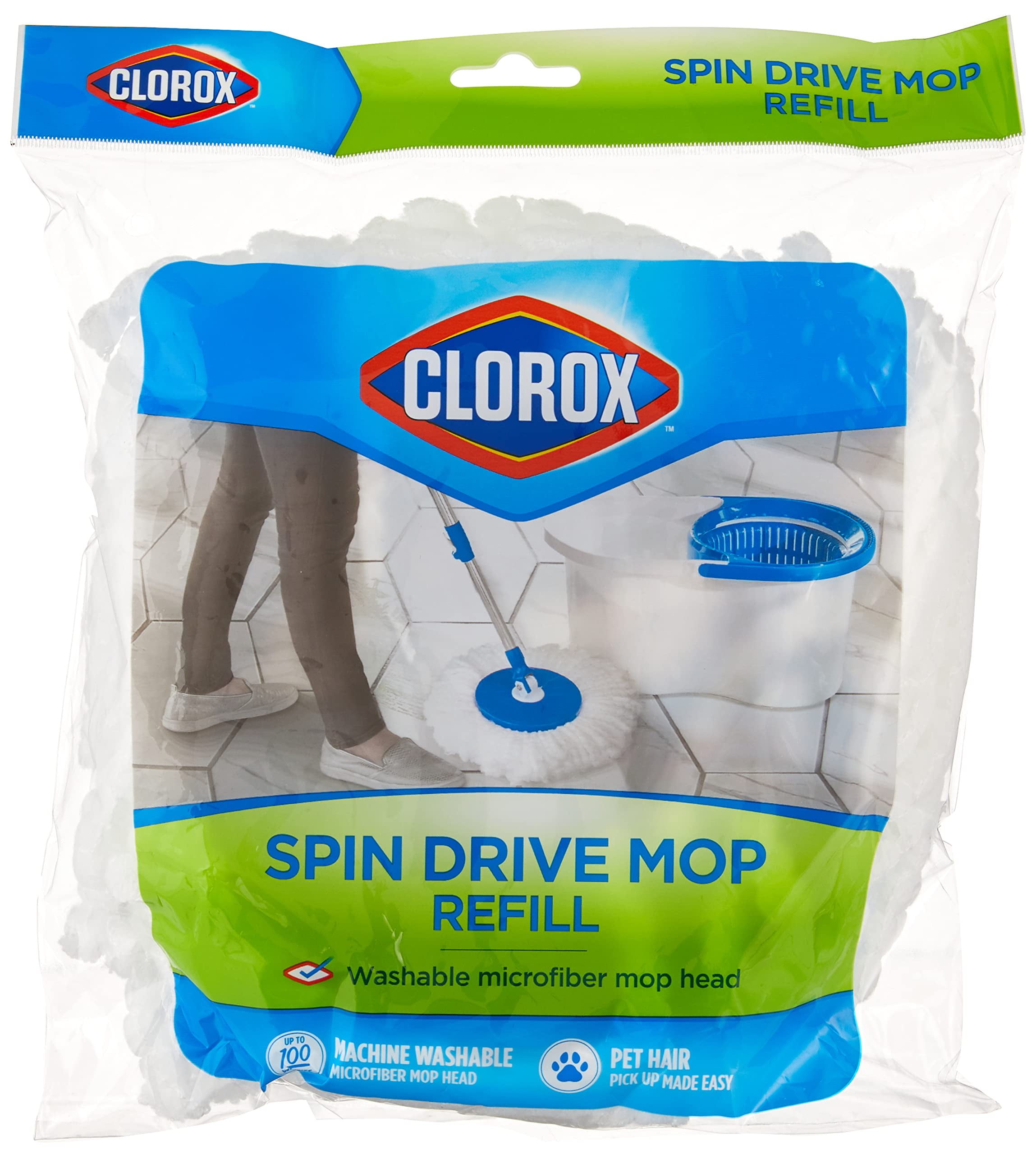 Clorox Refill For Spin Dry Mop, White - Walmart.com